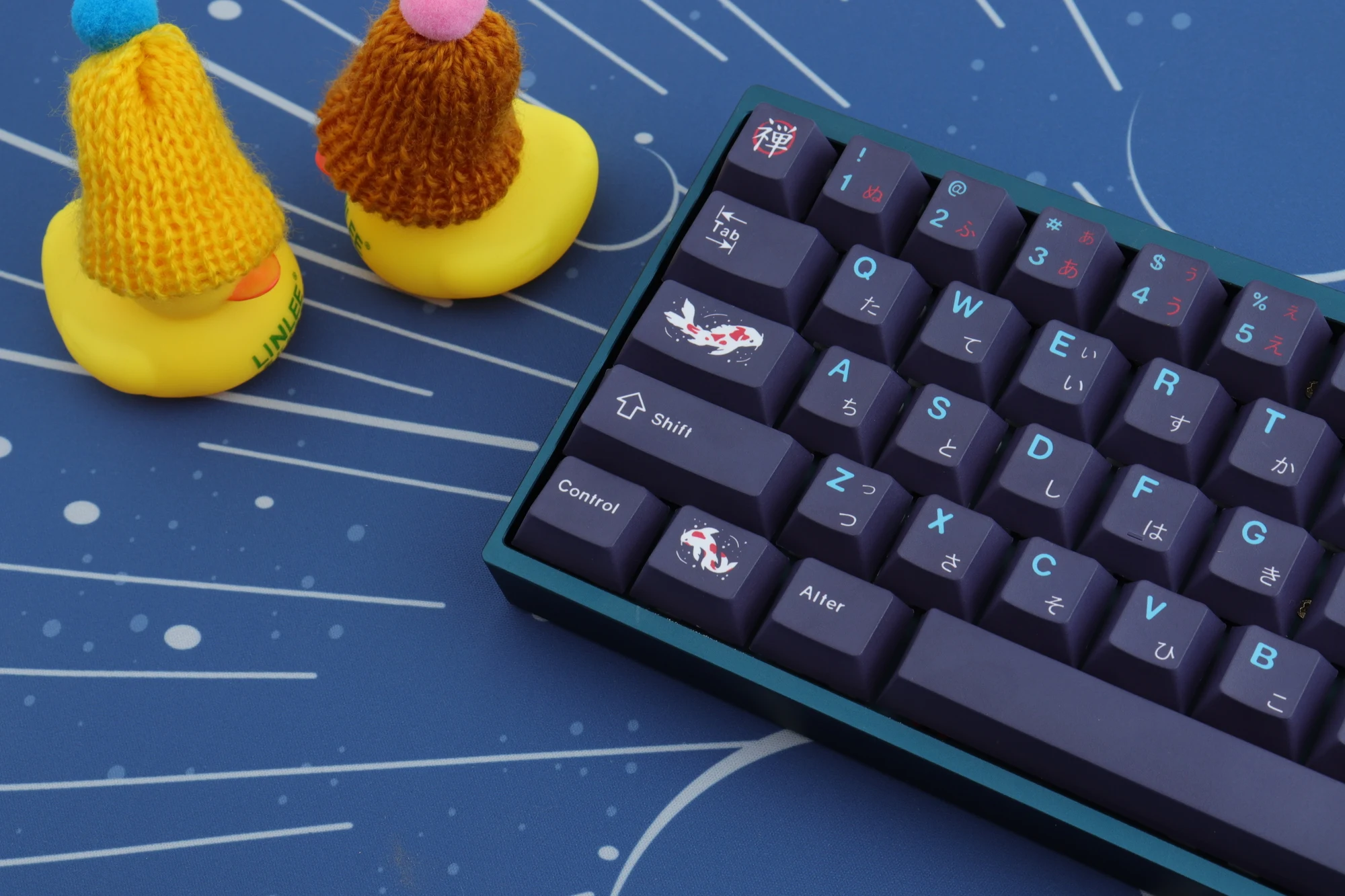 GMK Zen Pond Keycaps, 129 Keys Keycaps Cherry Profile DYE SUB ...