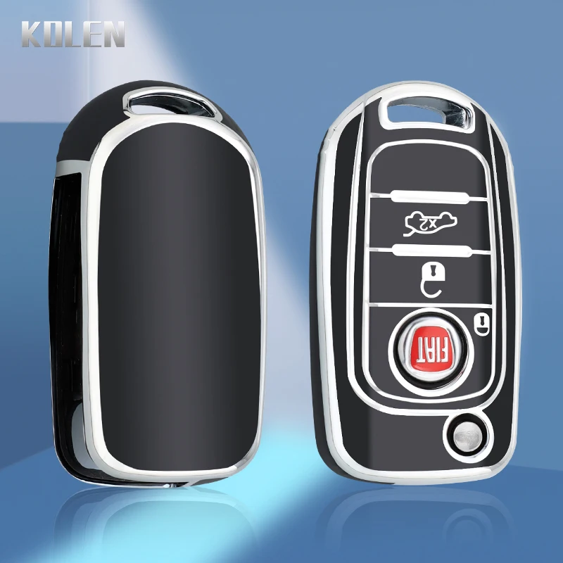 TPU-Flip-Key-Case-para-Fiat-Tipo-Toro-e-Nuovo-Freedom-500X-Doblo-Argo ...