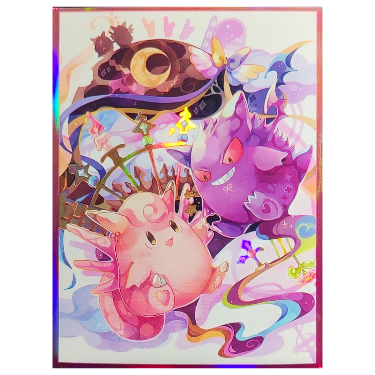 60pcs 67x92mm Pokemon Gengar Holographic Cover for TCG/PKM Standard ...