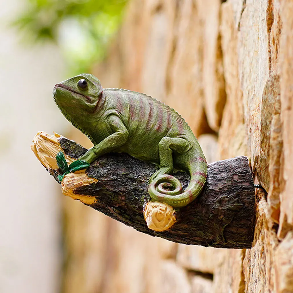 Chameleon-Statue-Sculpture-For-Outdoor-Garden-Gift-Idea-Easy-To-Install ...