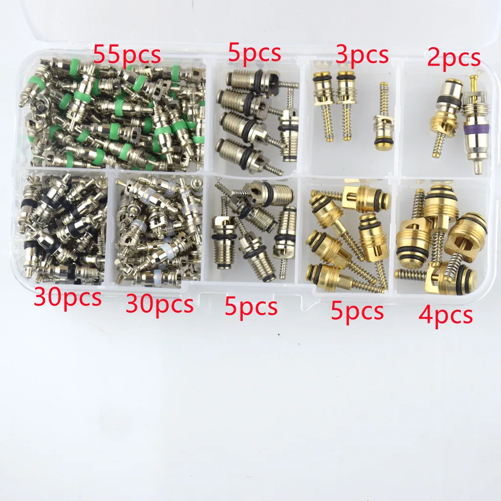R134a-ac-Valve-Core-Kit-Air-Conditioning-Schrader-Valve-134pcs-Air ...