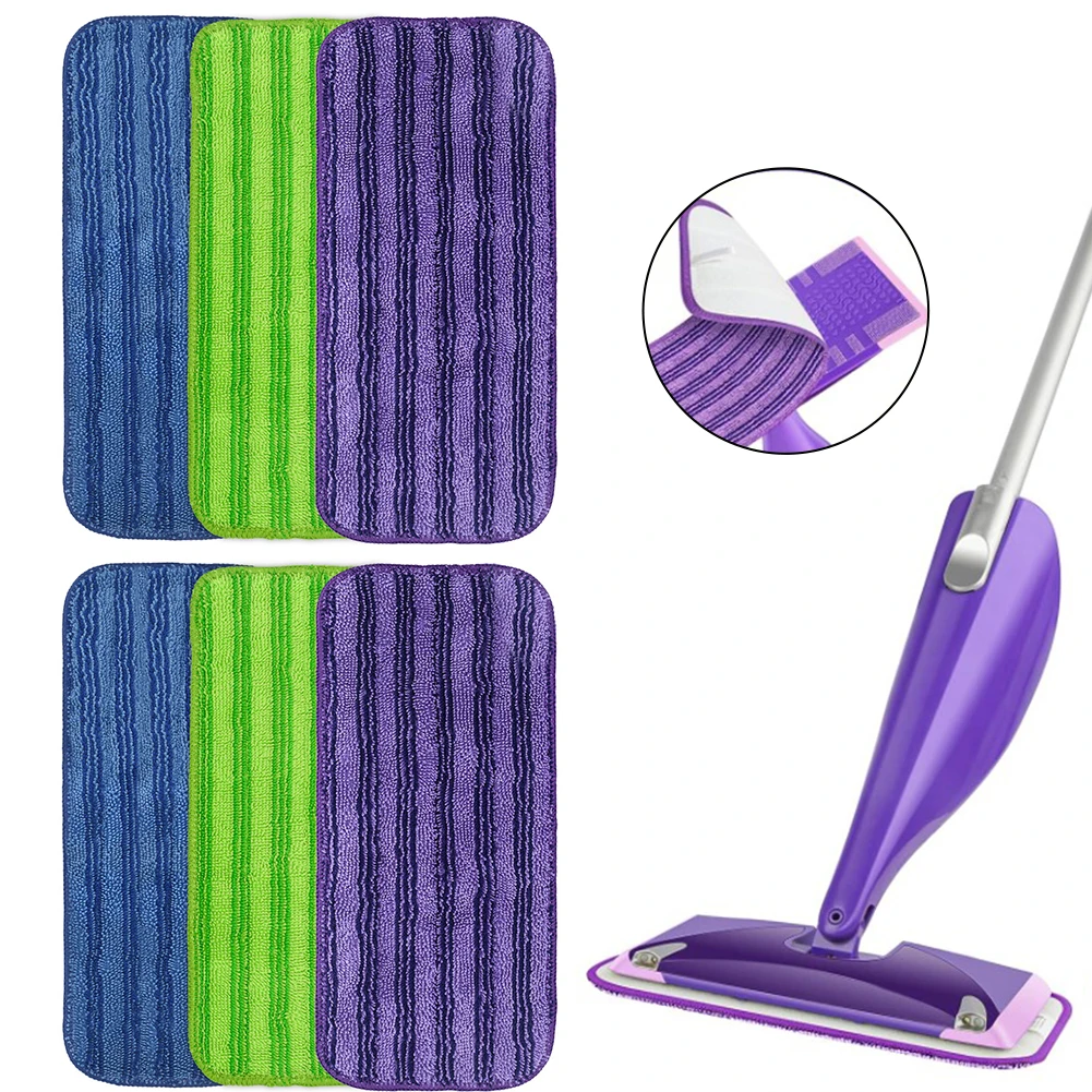 3-6pcs-Reusable-Microfiber-Mop-Pads-For-Wet-Jet-Pads-For-Wet-And-Dry ...