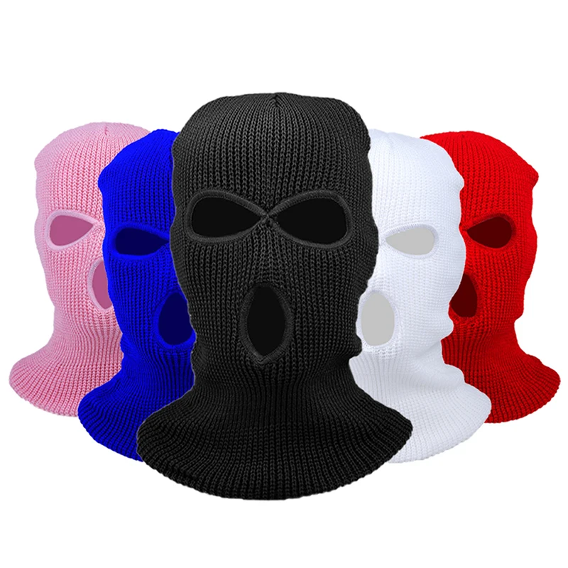 2023 New Fashion Full Face Cover Hats Beanie 3 Holes Balaclava Hiking ...