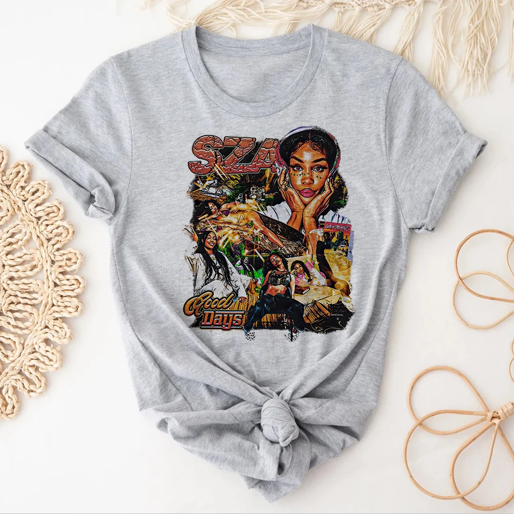 Sza top tees teen Digital harajuku Graphic women streetwear Grunge ...