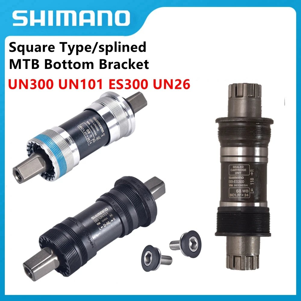 SHIMANO-BB-UN101-UN300-ES300-UN26-Square-Type-8-splined-Bicycle-Bottom ...