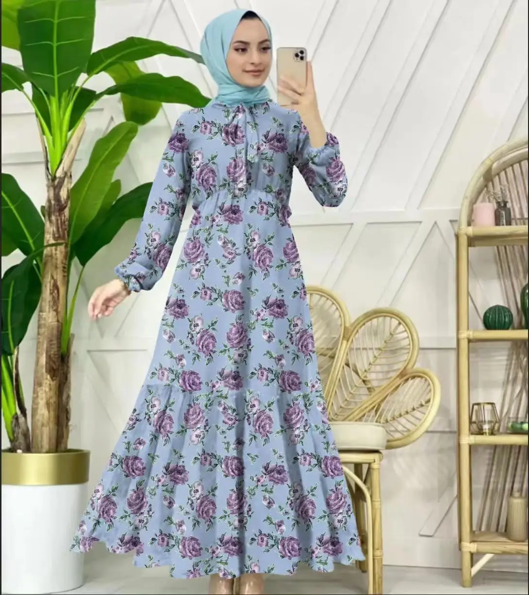 Model Dress Batik Muslim
