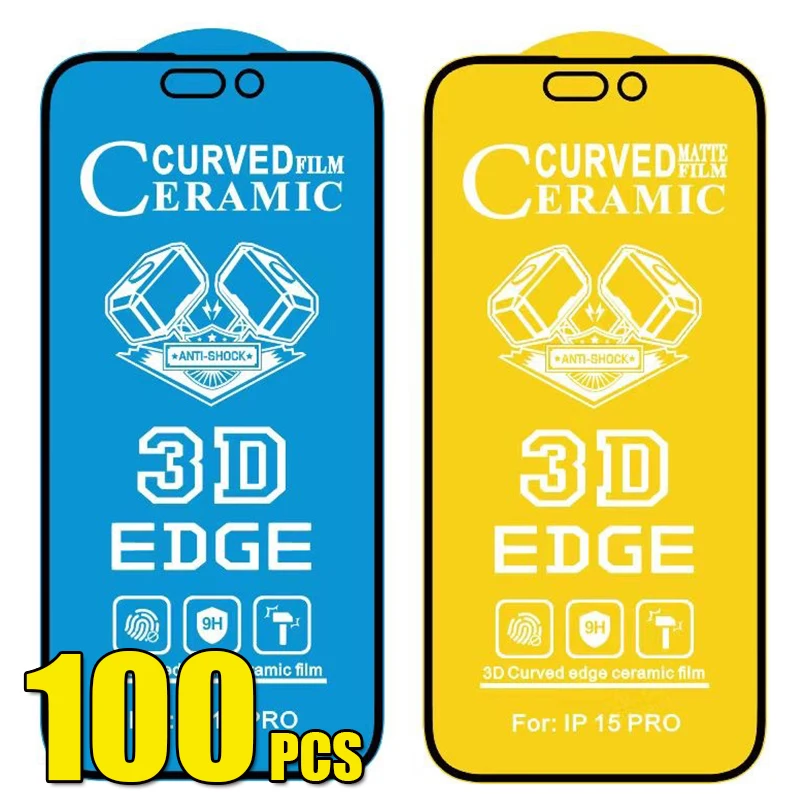 100pcs-3D-EDGE-Curved-Ceramics-HD-Film-Matte-Screen-Protector-Cover-For ...