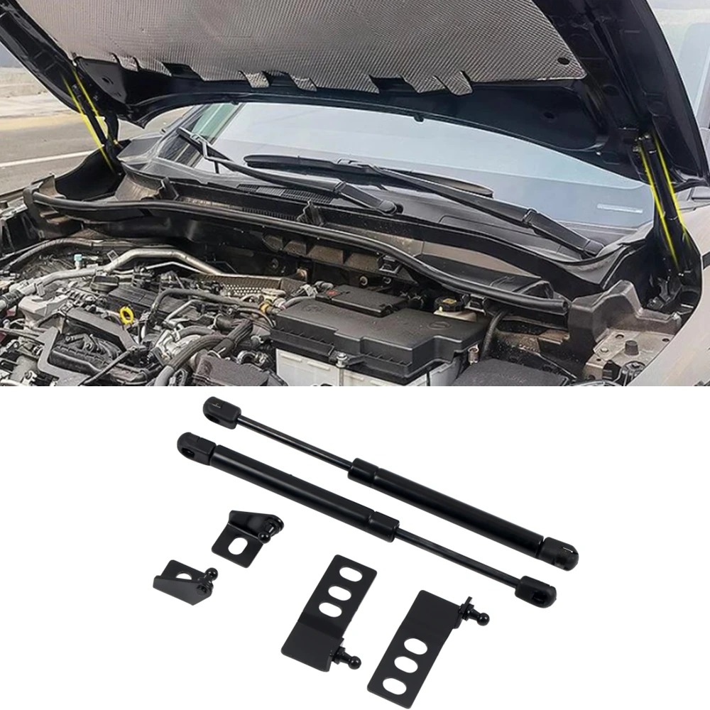 Stainless-Front-Engine-Hood-Struts-Bonnet-Shocks-Absorbers-Dampers-Lift ...