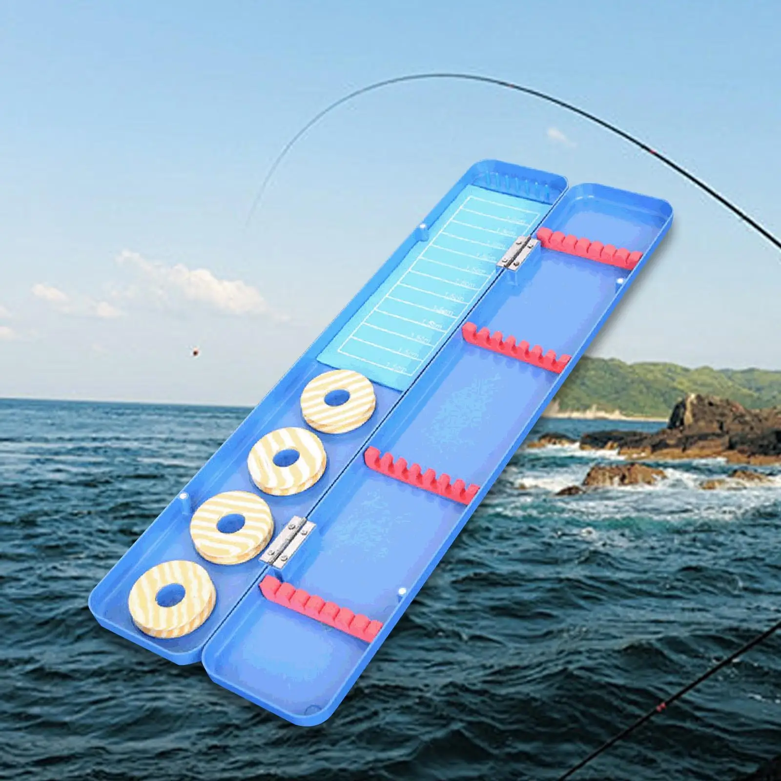 Fishing-Tackle-Float-Box-Organizer-sub-Line-Hanging-Column-Spools-Line ...