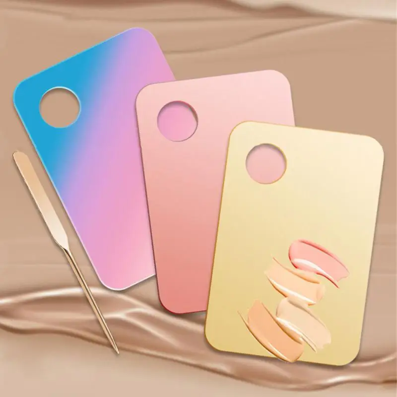 Acrylic-Palette-With-Rod-Makeup-Mixed-Tools-Nail-Art-Polish-Mixing ...