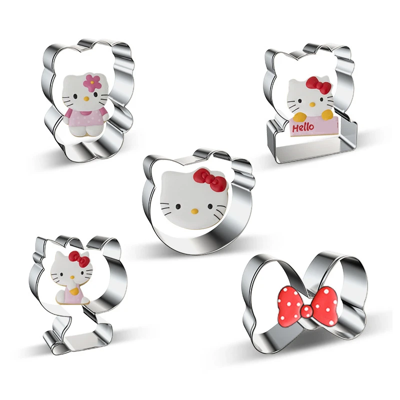Pretty Kitty Cookie Cutter Stainless Steel Biscuit Knife Baking Fruit ...