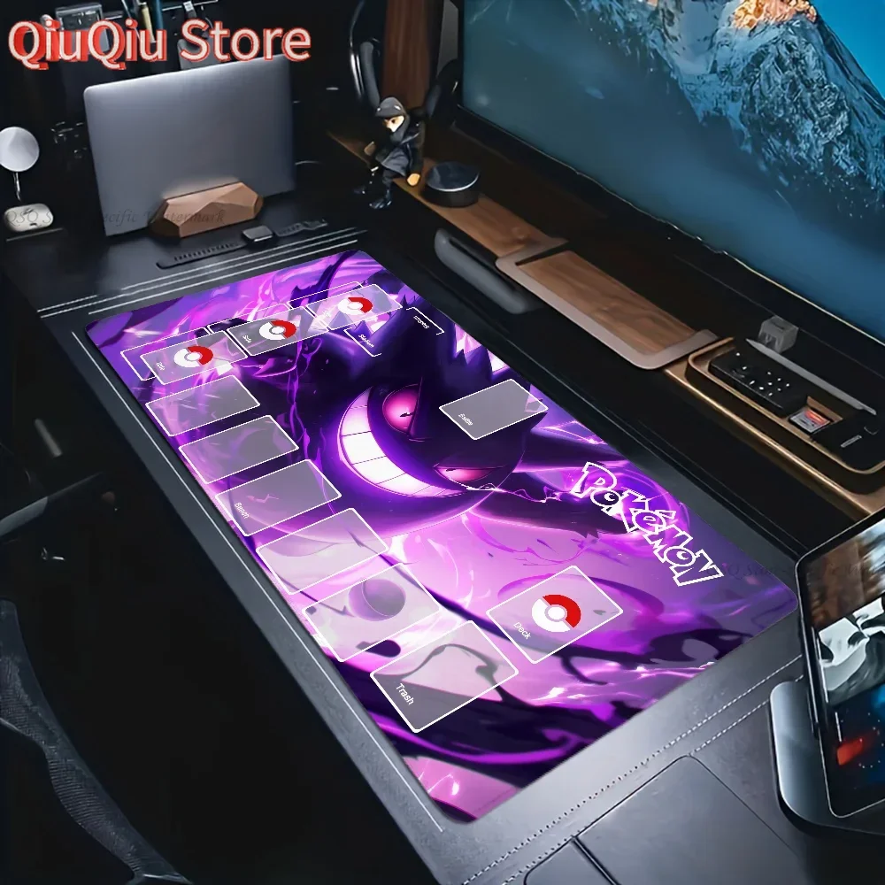P-Pokemon-Gengar Grande Battle Mousepad Mouse Mat Desk Mat With Pad ...