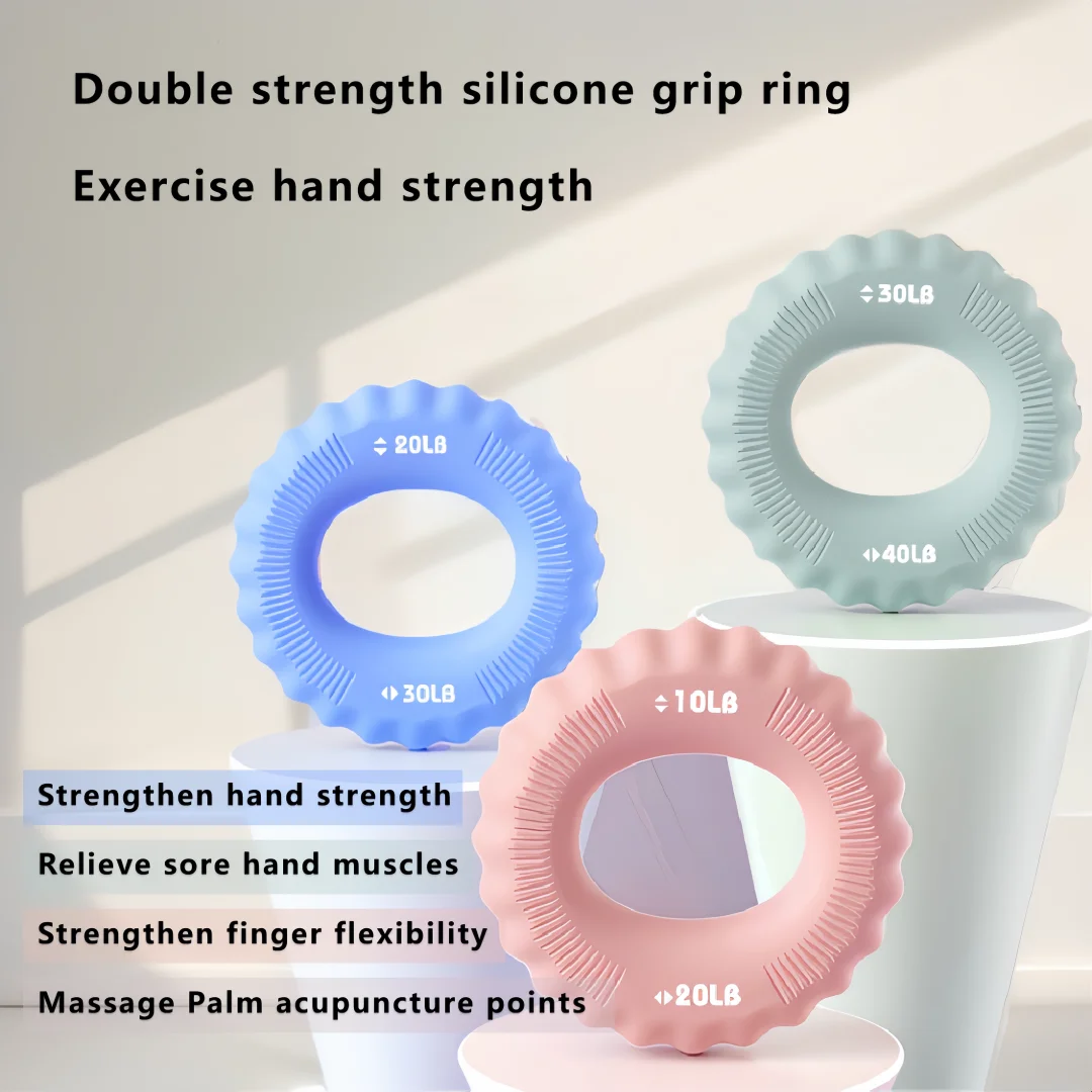 handgrip-powerball-Silicone-Adjustable-Hand-Grip-10-70LB-Gripping-Ring ...