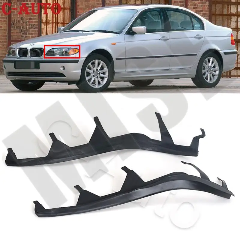 Car-Front-Upper-Headlight-Cover-Strips-Trims-Headlight-Sealing-Strip ...