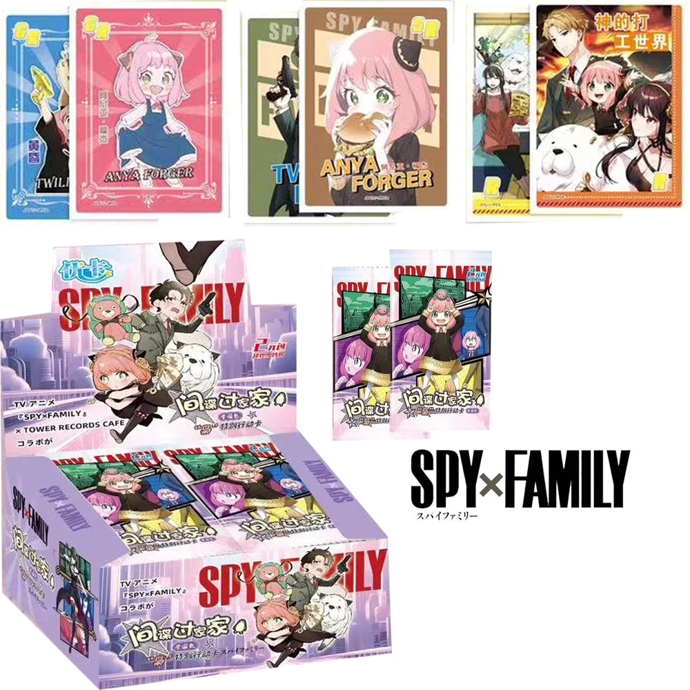 Original-Anime-SPY-FAMILY-Card-Yor-Forger-Anya-Forger-Christmas-Gift ...