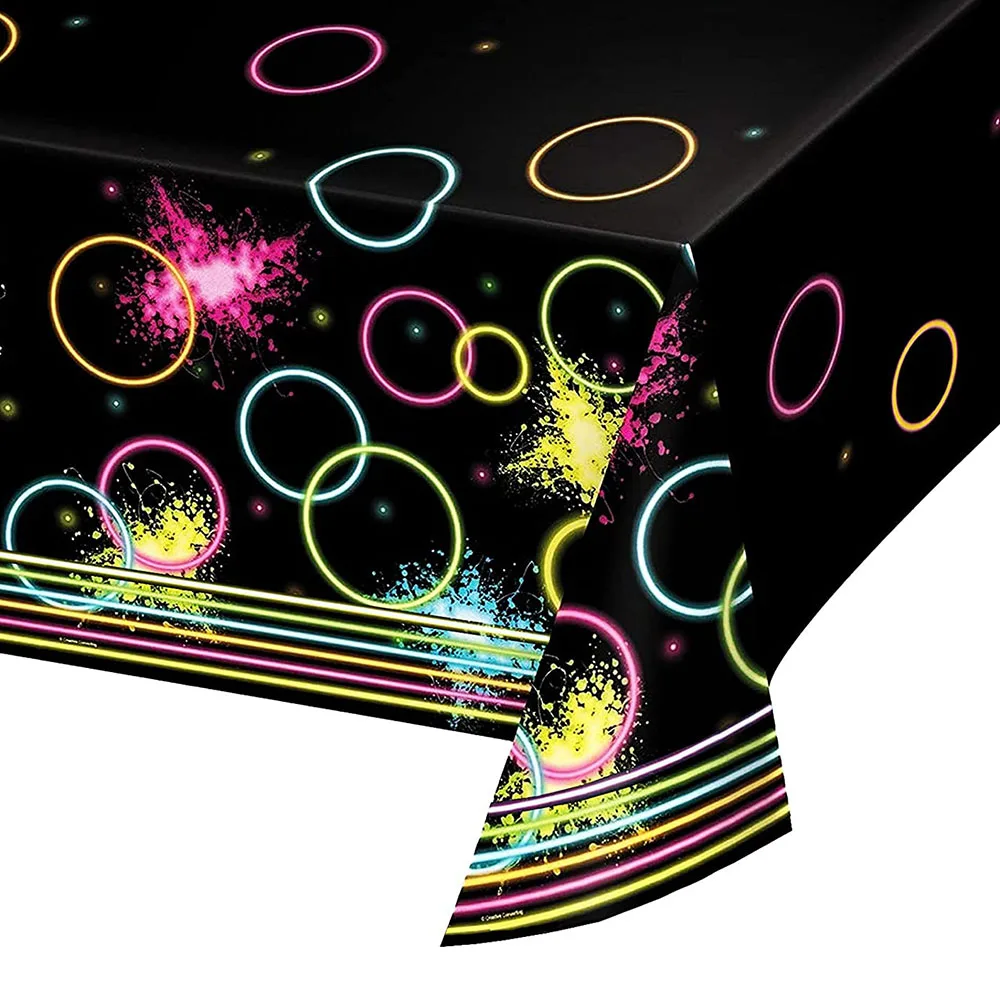 Glow-Party-Table-Covers-Neon-Party-Tablecloths-Party-Tablecloths ...