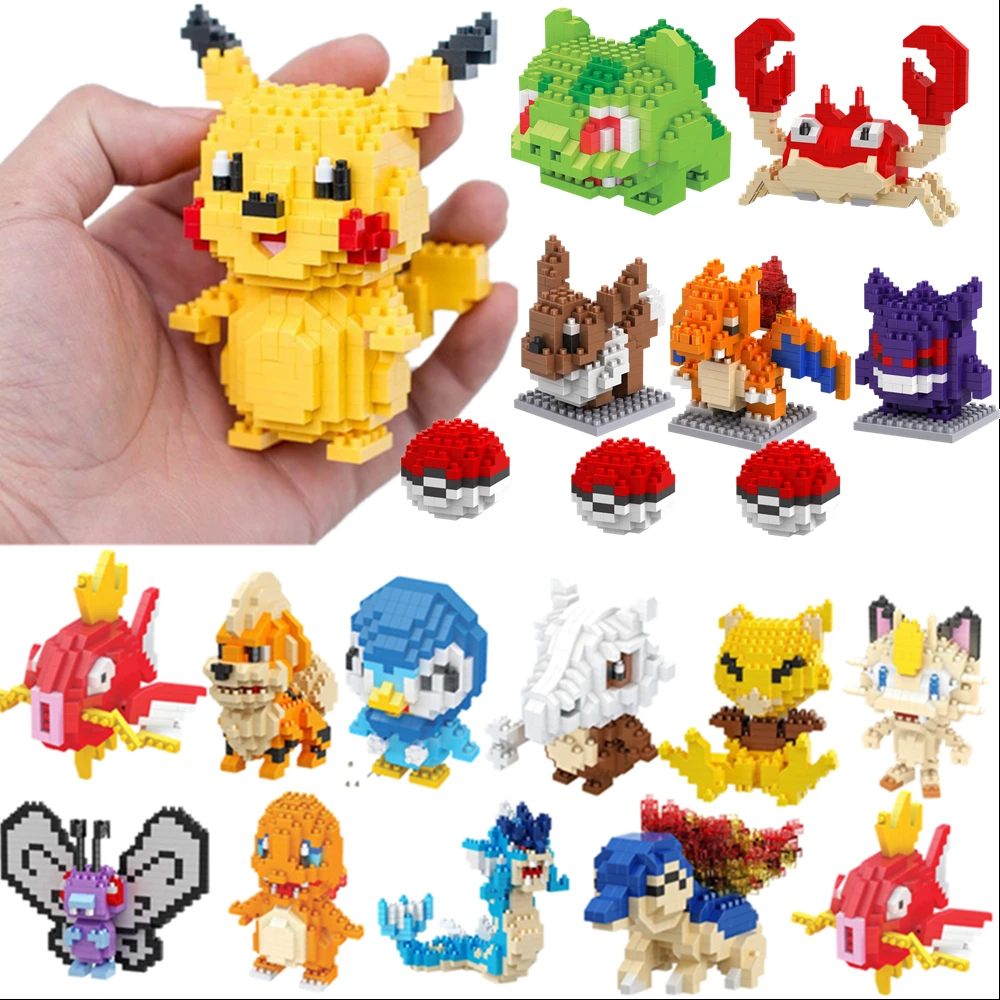 Building-Blocks-Assembly-Anime-Picachu-Charizard-Doll-Blastoise ...