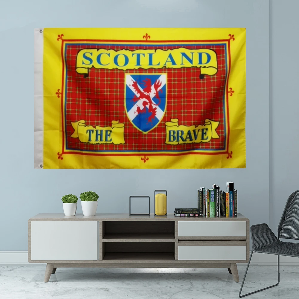 Scotland The Brave Flag Hot Sell Goods 3x5ft 150x90cm Custome Banner ...