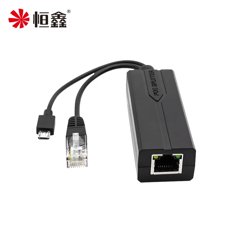 DC48V a 5V Micro USB POE Spliter Head Shaking IP alimentación de la ...