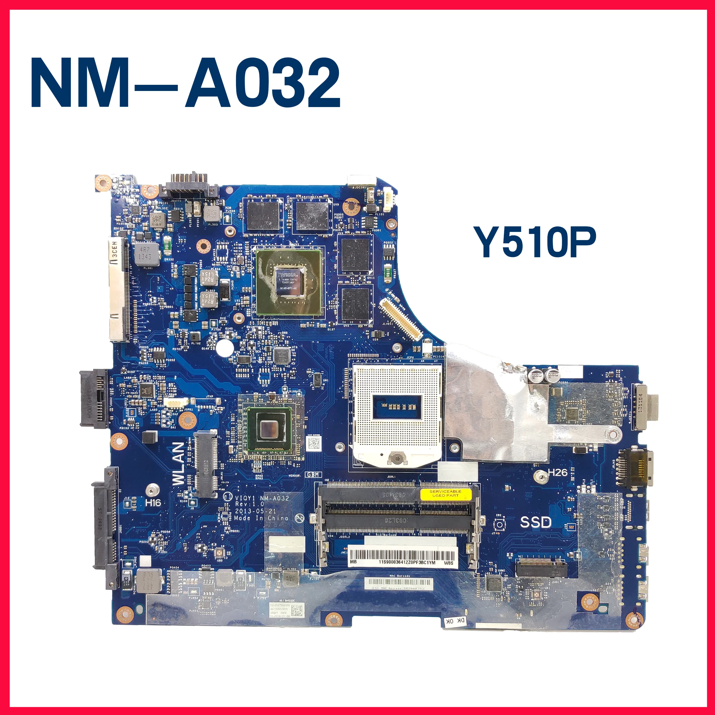 Dinzi-NM-A032-Laotop-Motherboard-For-Lenovo-Y510P-1920-1080-Mainboard ...