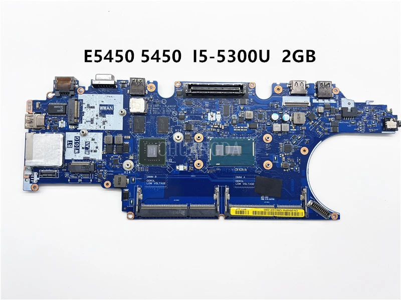 For Dell Latitude E5450 Laptop Motherboard CN 0RH5PW 0RH5PW ZAM71 LA A903P With I5 5300U CPU ...
