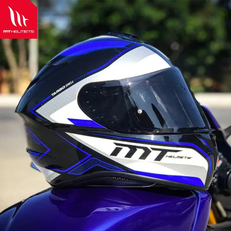 MT Motorcycle Helmet Full face Double Lens off-Road Racing Casco ...
