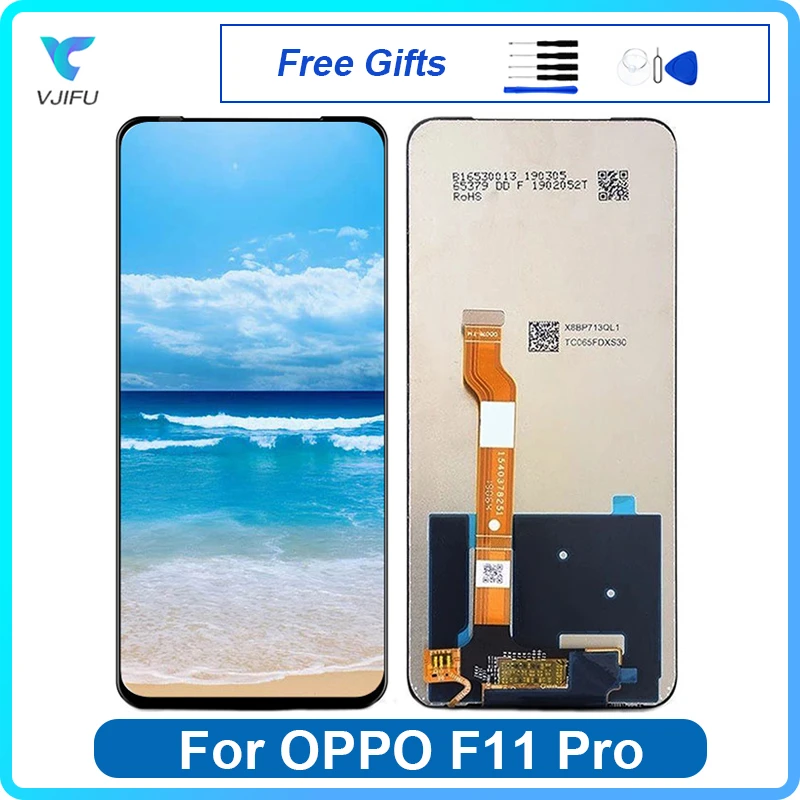 6.53"lcd For Oppo F11 Pro Display Touch Screen Digitizer Assembly ...