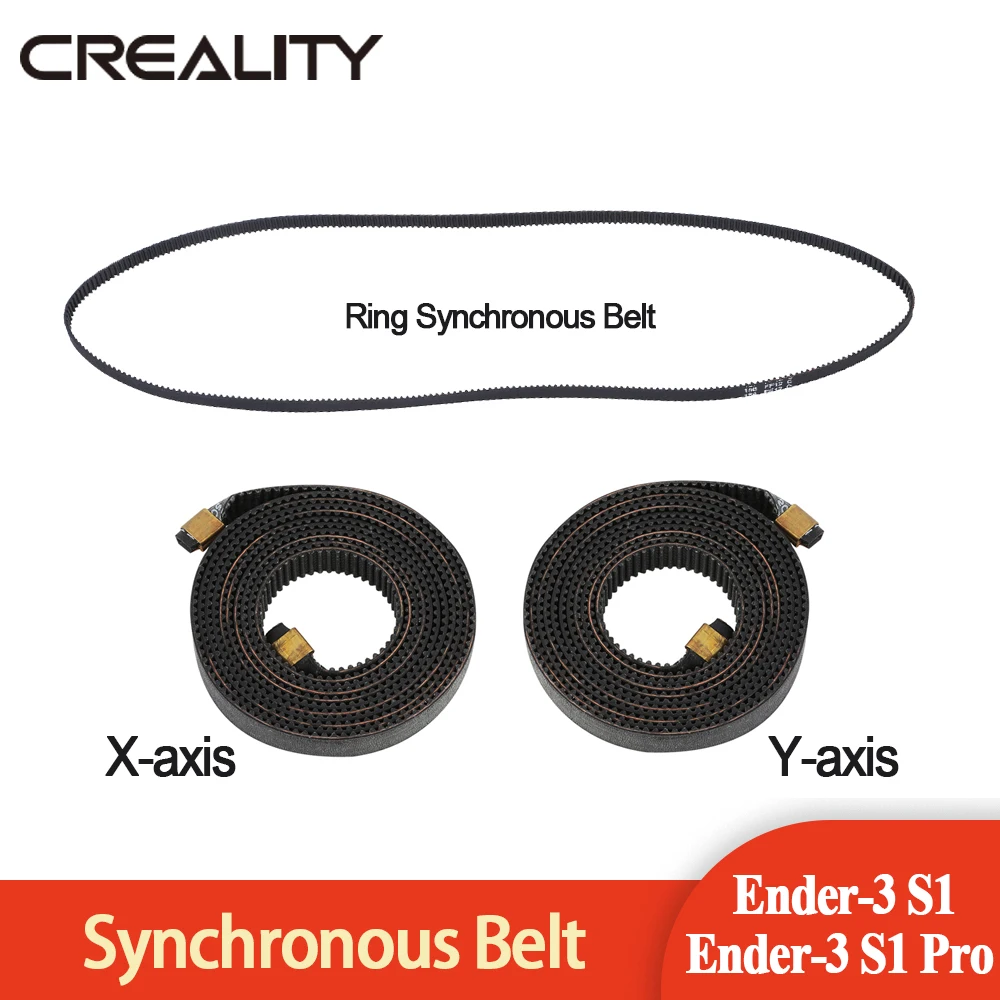 Creality 3D Ender 3 S1 Ender 3 S1 Pro X + Y Axis Timing Belt 2GT W6×L640mm Ring Synchronous Belt ...