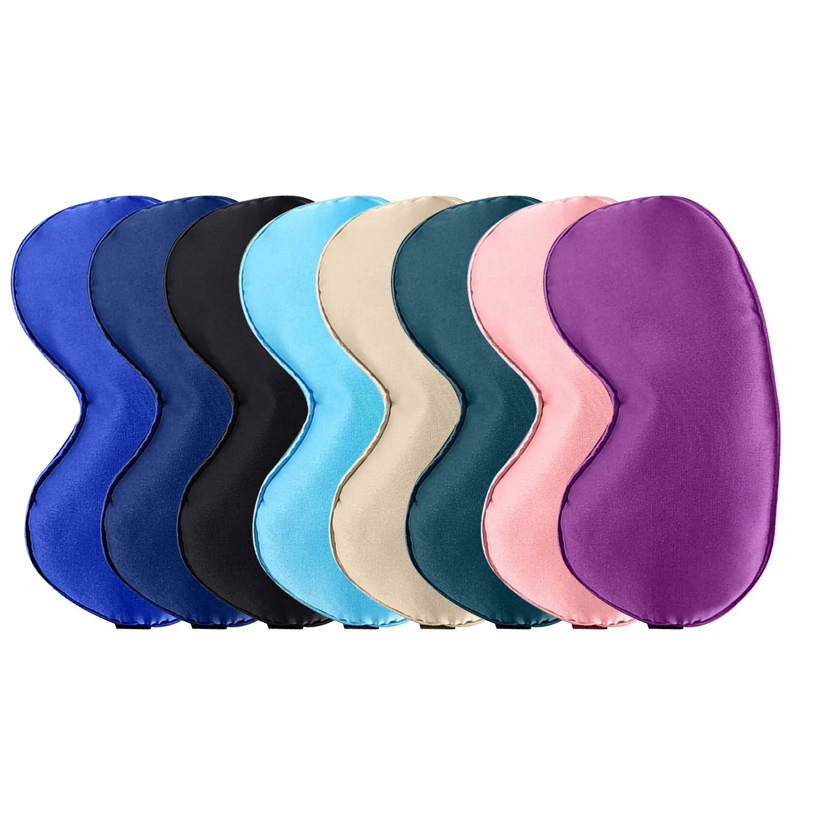 Imitated Silk Eye Patch Shading Sleep Eye Mask Eyepatch Travel Relax ...