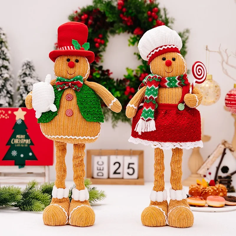 2024-Christmas-Gingerbread-Man-Telescopic-Doll-Ornament-Merry-Christmas ...
