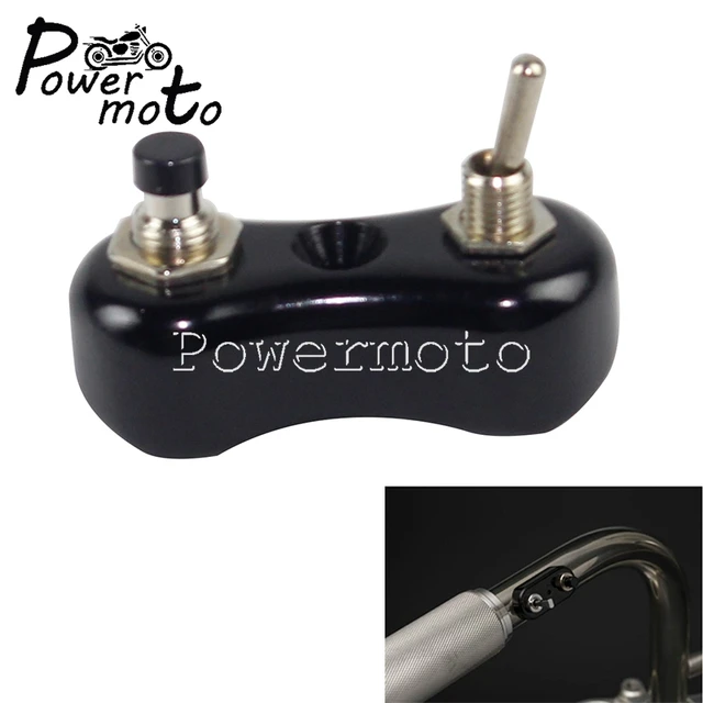 Switch Motorcycle Block 1" & 7/8" Handlebar Toggle Switches Button ...