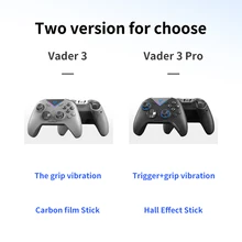 FLYDIGI-ゲームコントローラーVader3/vader 3 pro,6軸のフィードバックを強制的に処理,rgb,pc/ns/mobile ...