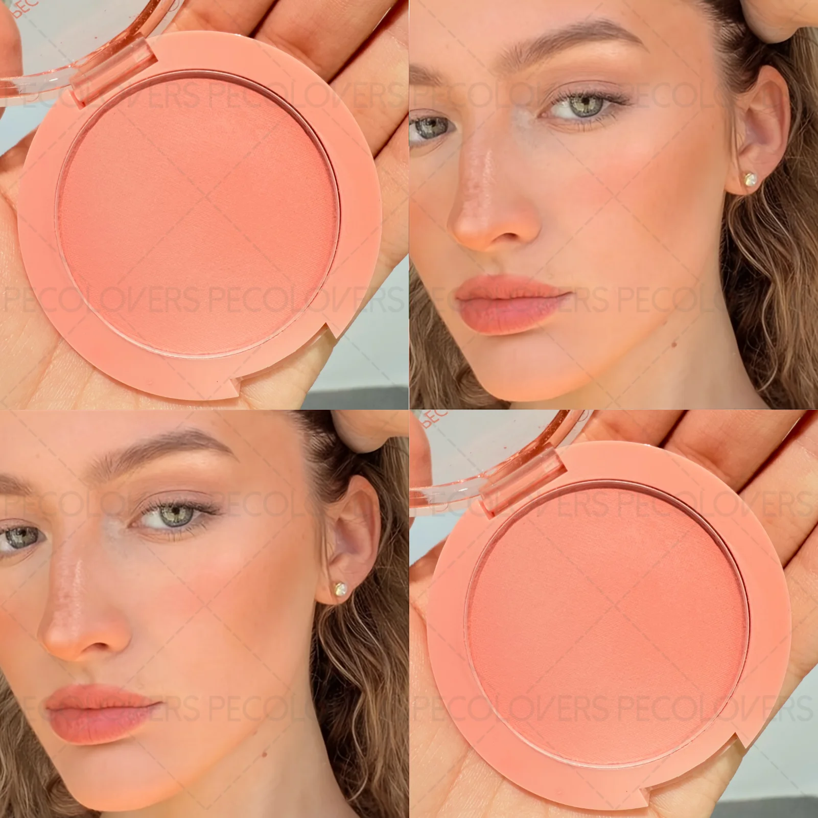 Waterproof Matte Finish Blush Palette，Berry & Coral, for All Skin Tones ...