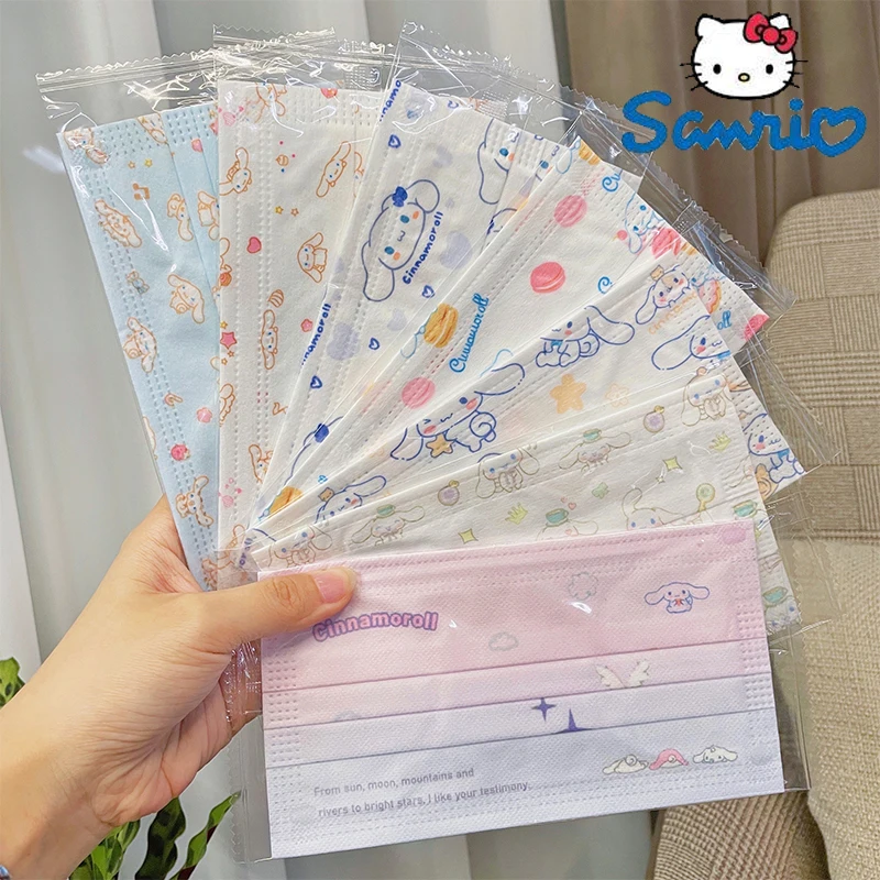 50pcs-Sanrio-Anime-Disposable-Face-Masks-Adult-Cartoon-Mascarillas-3ply ...