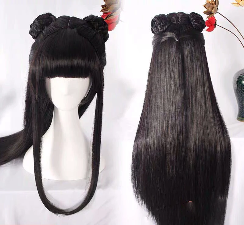 Cosplay Hanfu Wigs Women Chinese Traditional Ancient Hanfu Wigs Female ...