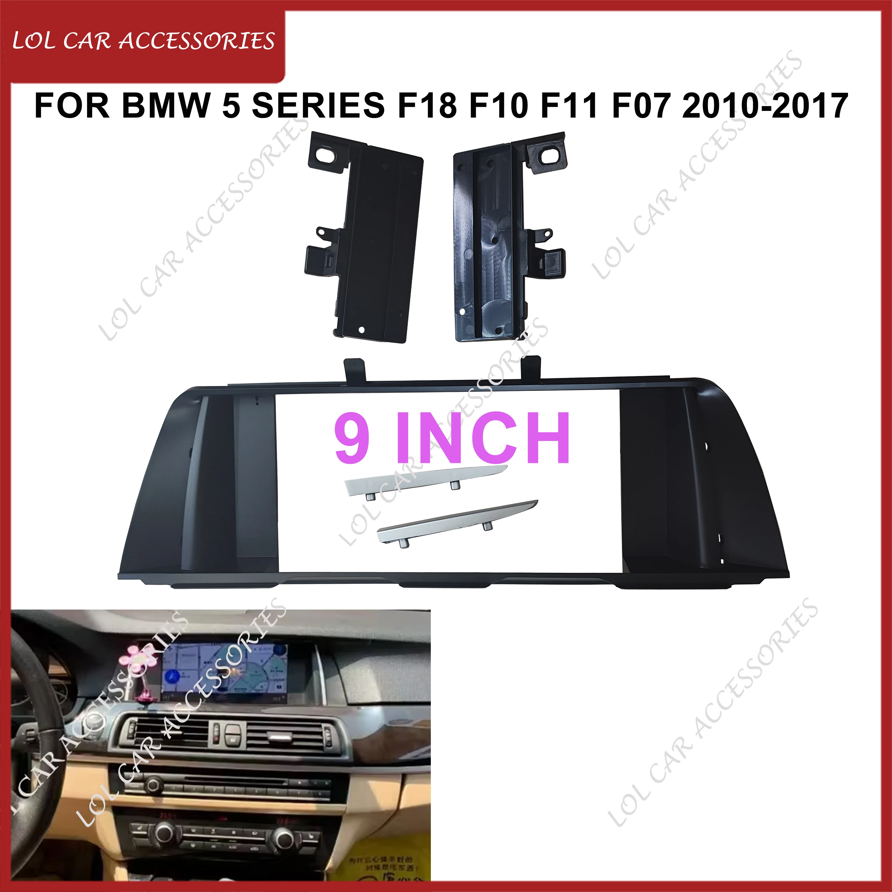 9 Inch For BMW 5 Series F18 F10 F11 F07 2010-2017 Car Radio GPS MP5 ...