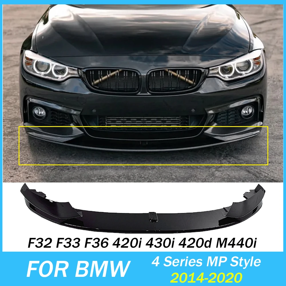 Front-Bumper-Lip-Diffuser-for-BMW-4-Series-MP-F32-F33-F36-420i-430i ...