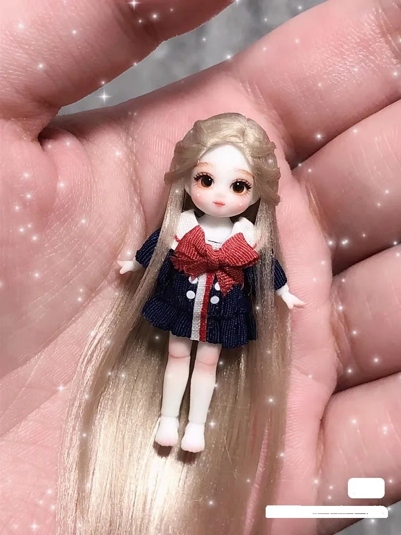4-5cm-mini-BJD-doll-whole-body-joint-activity-white-muscle-mini ...