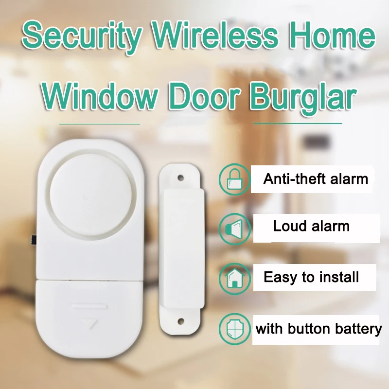 Security Wireless Home Window Door Burglar Security Alarm System ...