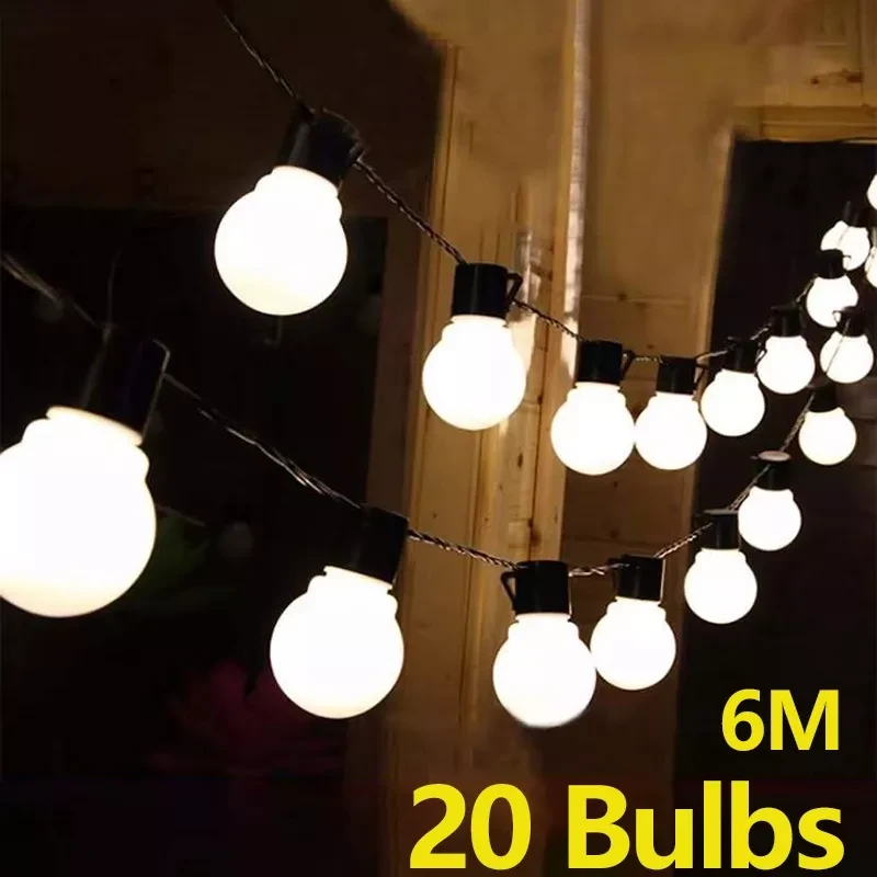G50 Globe Bulb LED Fairy String Light Outdoor Lights Street Wedding ...
