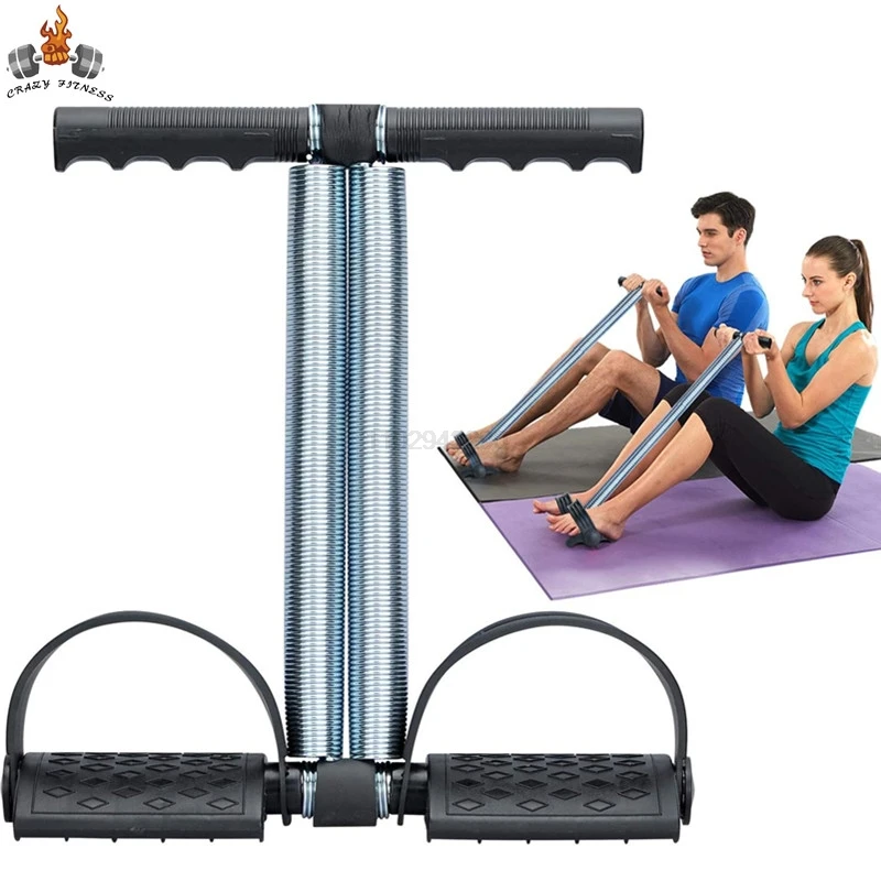 Elastic Sit Up Pull Rope Pedal Resistance Band Powerful Spring ...