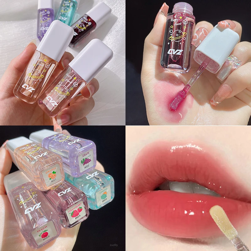Mirror Water Lip Gloss Lip Glaze Transparent Glass Lip Oil Liquid Lipstick Lipgloss Moisturizing ...