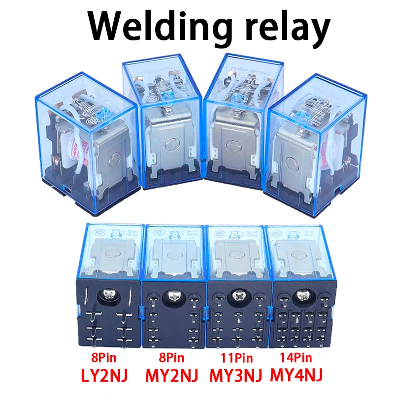 1PCS-LY2NJ-MY2NJ-MY3NJ-MY4NJ-Welding-Relay-Small-Electromagnetic-Relay ...