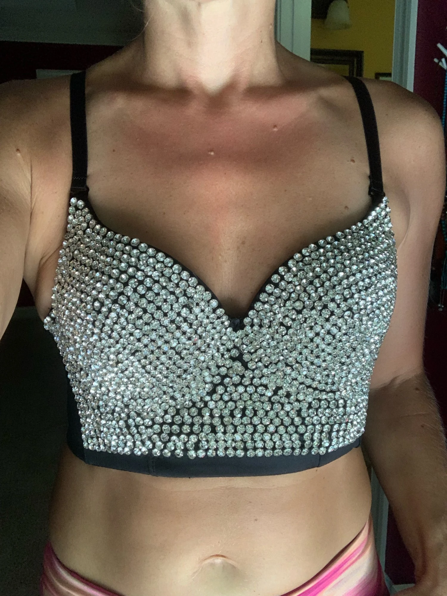 Plus Size High quality Hand made Pearls Jewel Diamond beading Women's ...