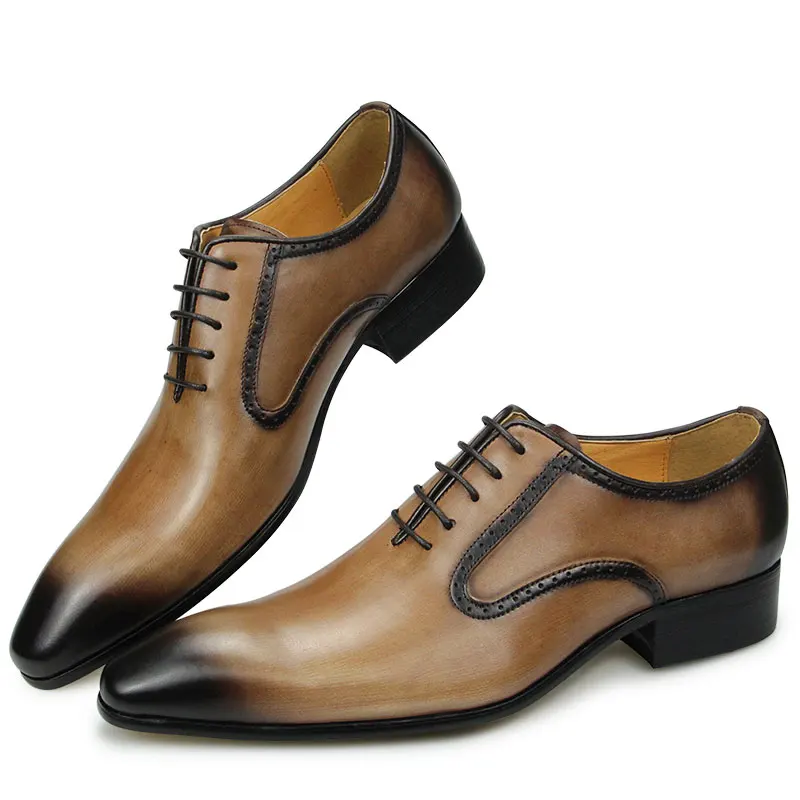 Fashion-Elegant-Formal-Business-Dress-Shoe-for-Men-Handmade-Genuine ...