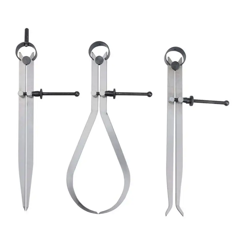 3 Inside Outside Divider Calipers Machinist Tools 12 Gauge Outside ...