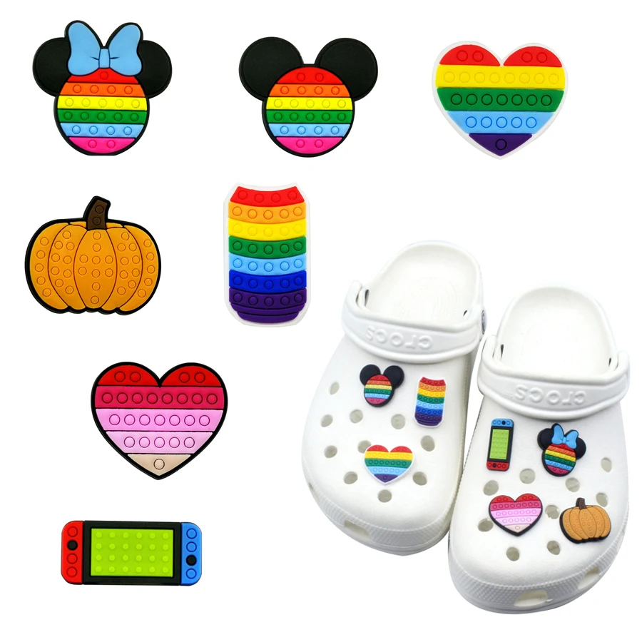 Croc Decoration Pumpkin | Crocs Pins | Pvc Shoe Accessory Pins | Crocs ...