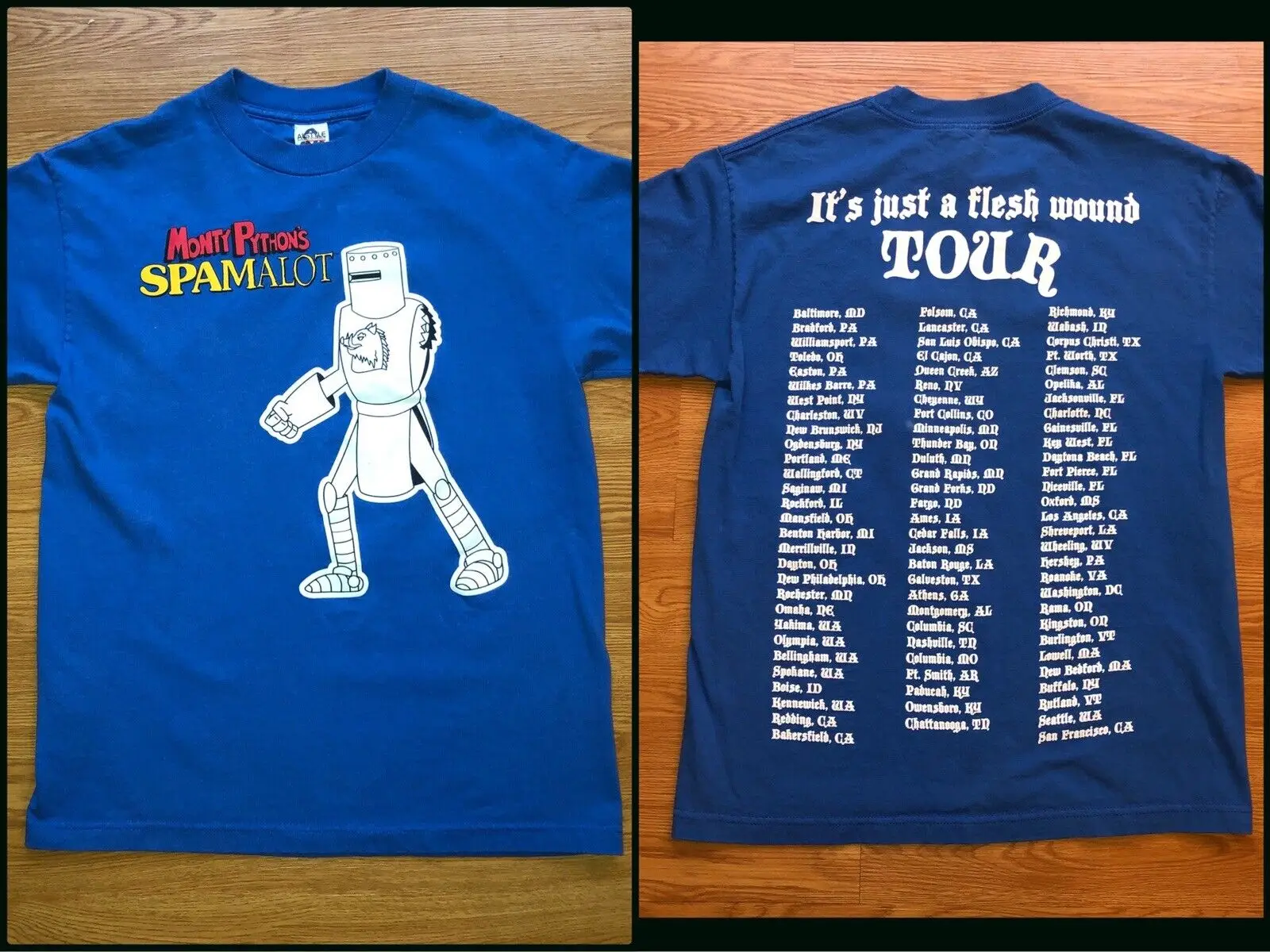 Camiseta-de-Monty-Python-camisa-de-caballero-azul-medio-Spamalot-Its-Just-a-Flake-Wound-Tour.jpg