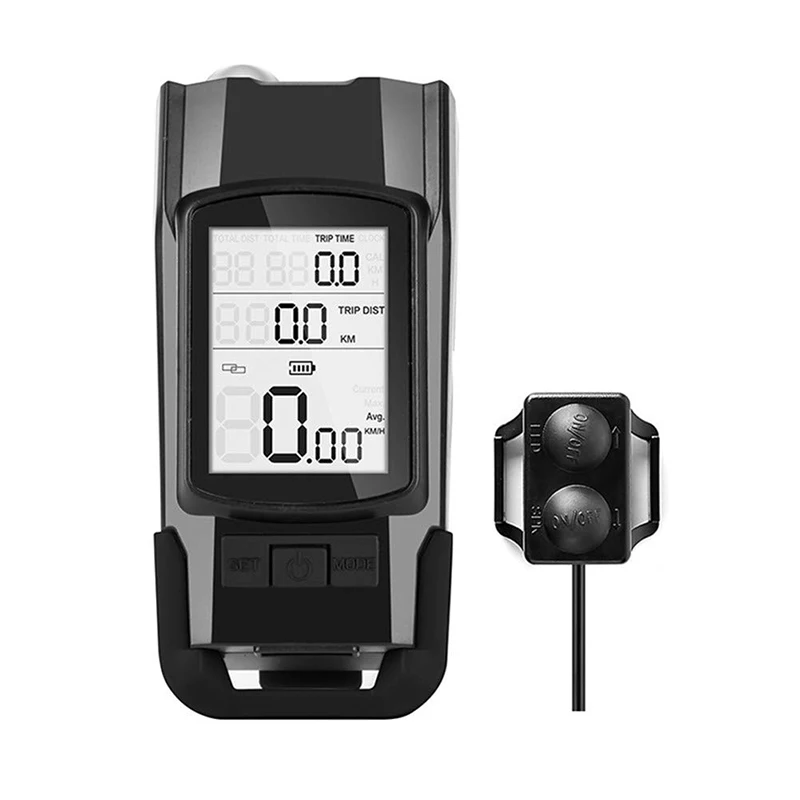 GPS Wireless Bicycle Odometer with Backlight - Track Kilometers & Speed ...