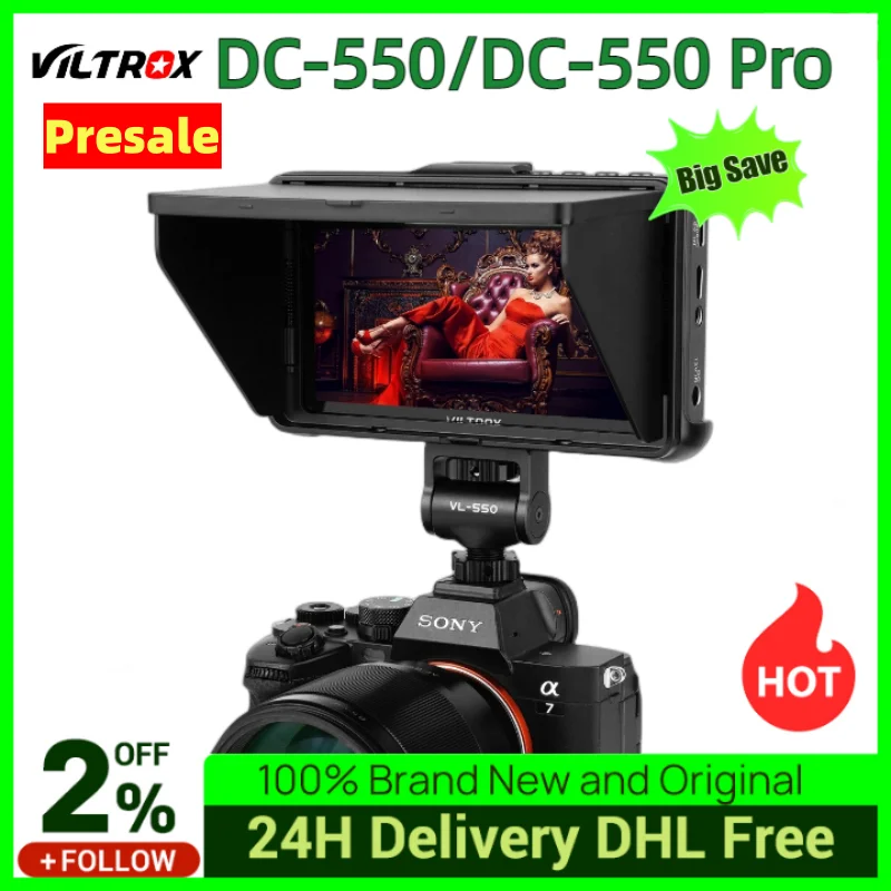 Presale-VILTROX-DC-550-Pro-5-5-Inch-Portable-HD-Profissional-Director ...